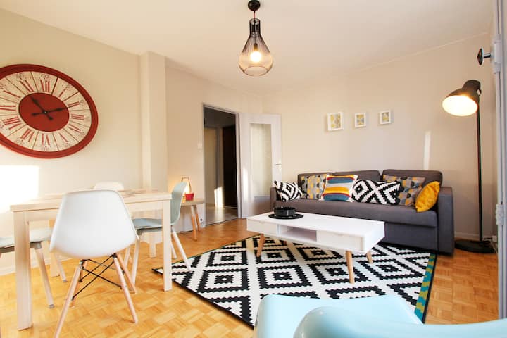 Chambre Panda Vue Sur Le Campus - Grenoble