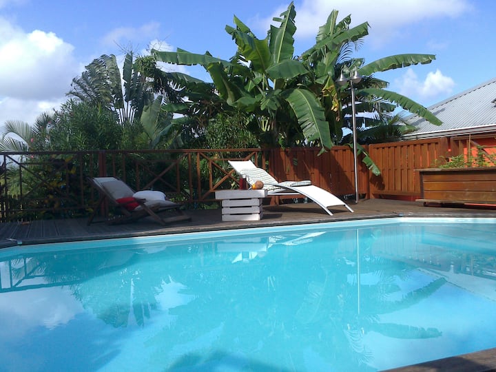 Maison Lumineuse, Tout Confort, Belle Vue Océan - La Réunion