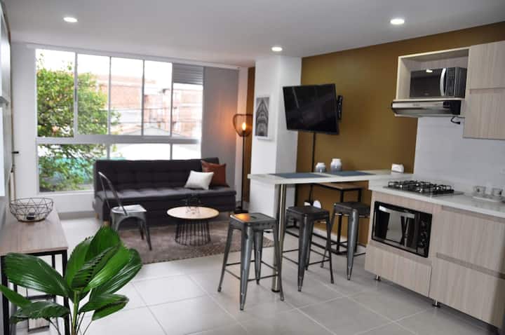 Stylish Apt Near Poblado 2bds 2ba - Ca 201 - Itagüí