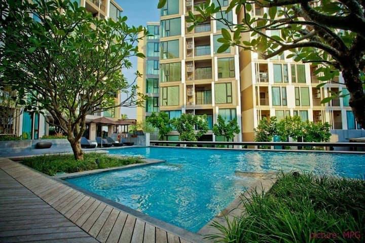 1br In Shopping Area + Wifi, Gym, Pool & Jacuzzi - Provincia di Phuket