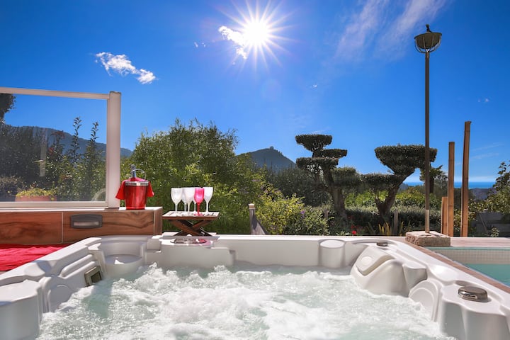 Villa Galetto Jacuzzi Piscine 15 Min Centre Nice - Nizza