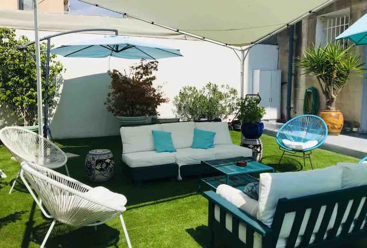 Rez Jardin Privatif Hôtel Particulier Marseille 8e - Marseille