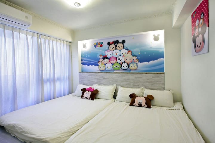 台中逢甲 - Tsum Tsum 3人主題套房 - Daya District