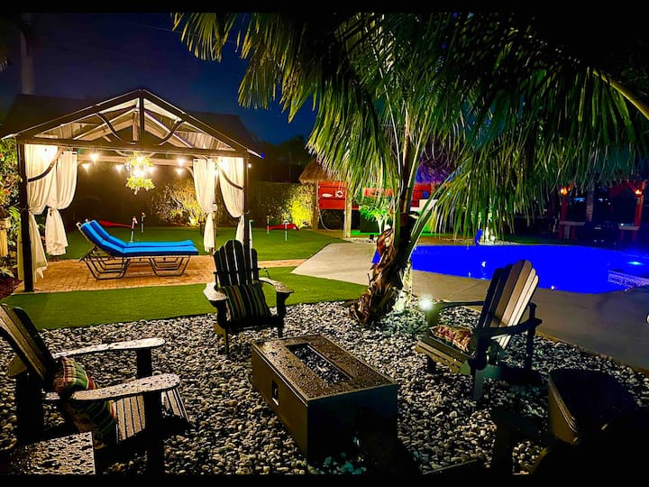 Autumn Sanctuary 7br Sleep 16, Heated Pool, Games - The Bahamas