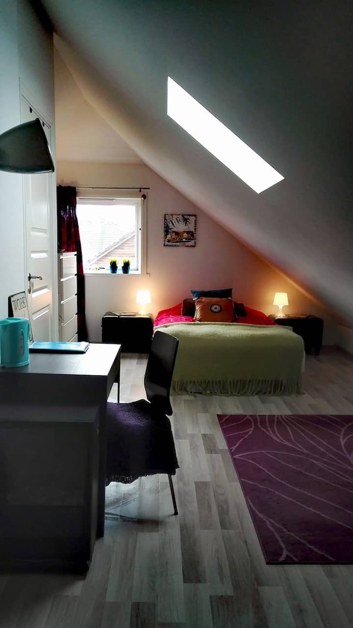 Stylish Room With Private Bathroom And Entrance - Stavanger