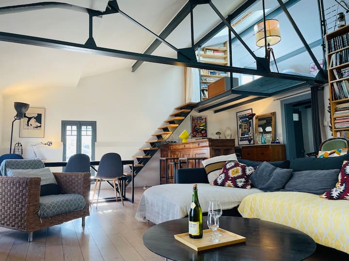 Loft 120m2 + Terrasse à 2 Pas De La Comédie - Montpellier