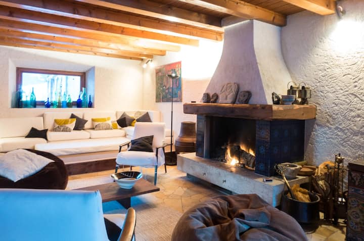 Chalet Authentique 3 éToiles à 8 Km Des Pistes - Manigod
