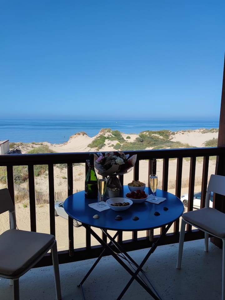 Très Belle Vue Mer 5 Pers  Face Plage Ste Cécile - Hardelot-Plage