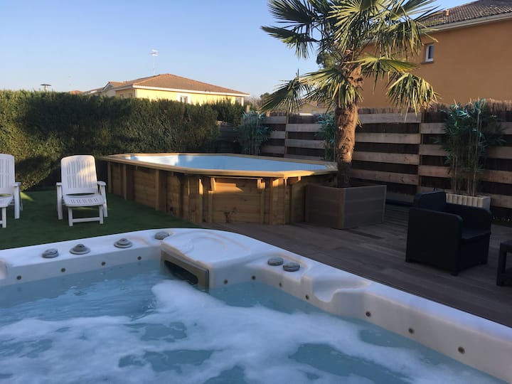Maison Mitoyenne Au Calme Spa Piscine Chauffée - Lège-Cap-Ferret