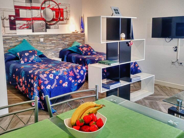 Estudio "D" Cerca De La Playa, Para 2/3 Personas - Cantabria