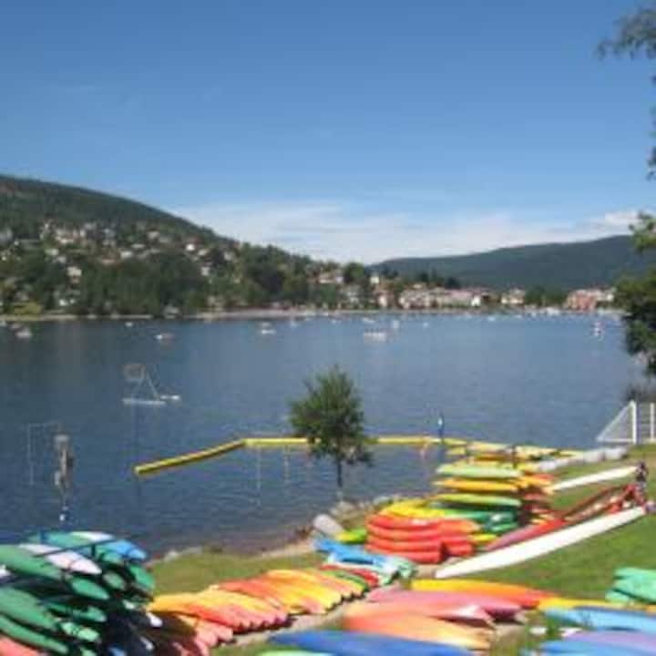 Jaune Jonquille Centre Ville Tranquille Lac à 400 - Gérardmer