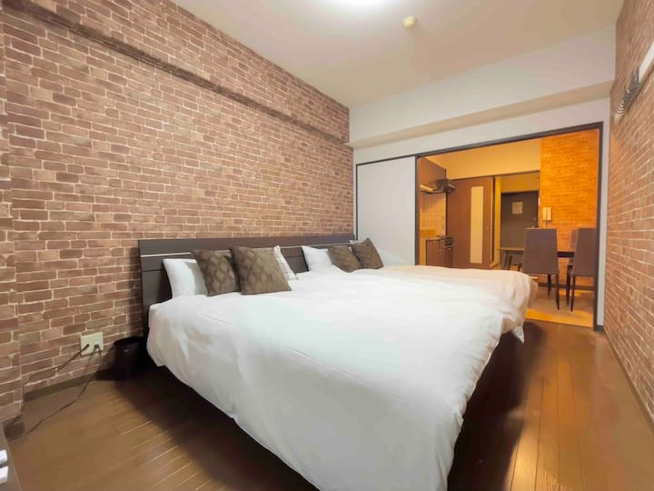 【4ppl/2f】7 Min To Nihonbashi Sta/48 Min To Kix/1dk - Osaka