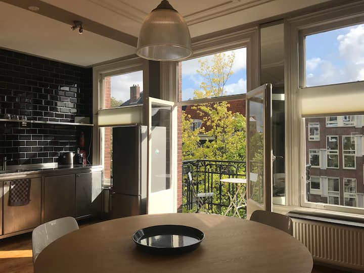 Sunny City Center Canal Apartment With Terrace - Amszterdam
