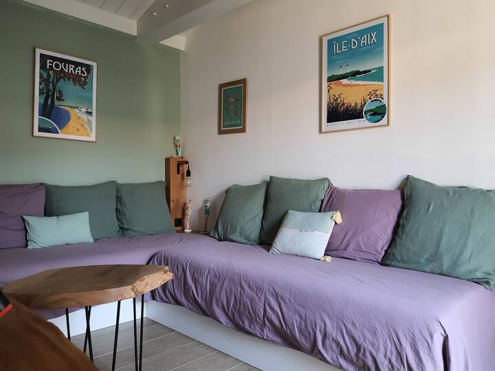 Le Patio - Suite Parentale 4 Pers -Ptit Dej Inclus - Île d'Aix
