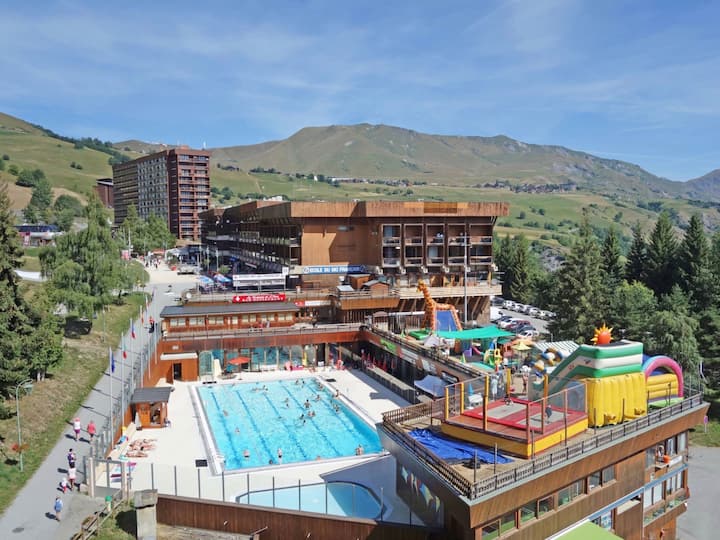 Magnifique Le Corbier ,Balcon Et Piscine Station - Le Corbier