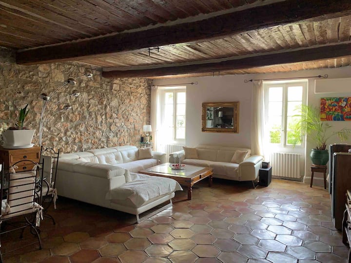 Mas 19e Avec Piscine Spa Jardin Proche De Cannes - Cannes