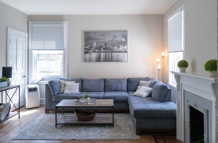 ⭐️ Bright & Dreamy⭐️| Mins To Dtown, Historic Buildg - University Of Cincinnati
