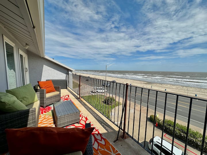 Seaside Sitting|ocean View| Walk To Beach| Pool - Galveston, TX