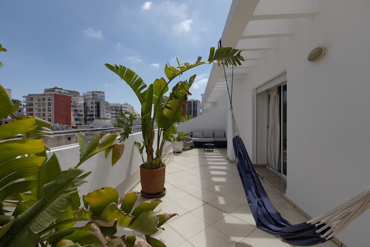 Panoramic Cosysunny Studio Gauthier Bigterrace Ac - Casablanca