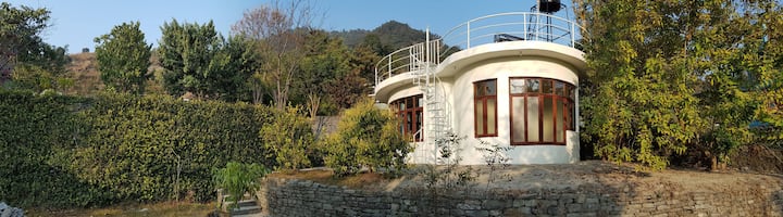 Coffee Cup Above And Behind Calm Restaurant - Pokhara