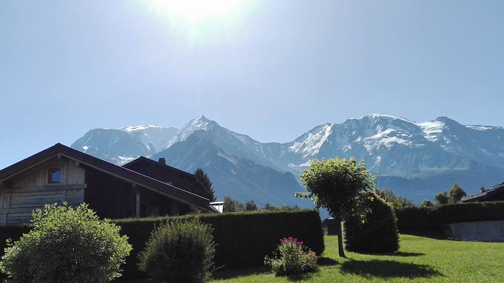 Appt 4 Pers. Vue Mt-blanc Situation Exceptionnelle - Saint-Gervais-les-Bains