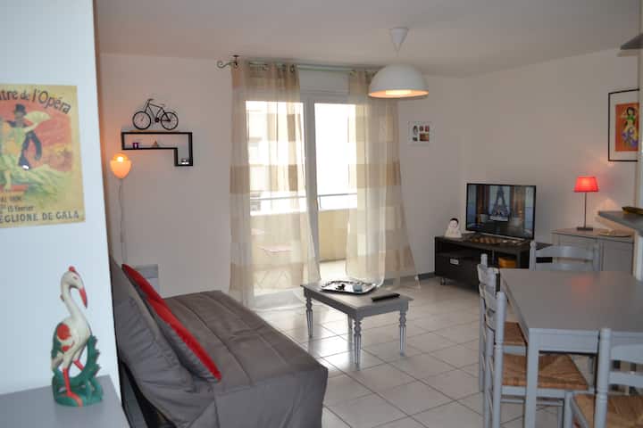 Blagnac: Appartement T3 (5 Personnes) Résidentiel - Aéroport de Toulouse-Blagnac (TLS)