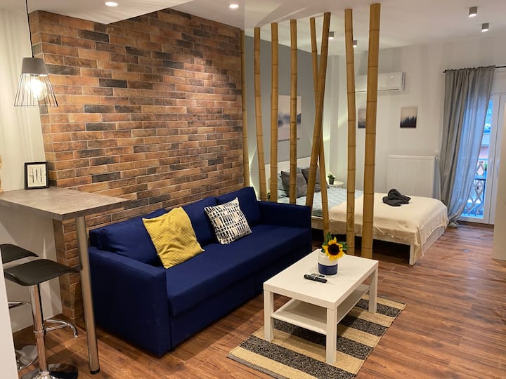 Central Flat,sleeps 4 People With A Balcony!!! - Thessaloniki