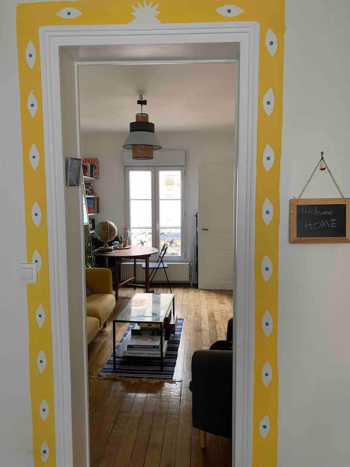 Appartement Lumineux, Calme & Cosy - Montmartre - ibis Paris Brancion Parc des Expositions 15ème