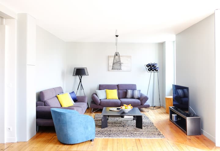 Biarritz : Duplex 130m2 Dans Maison, Plage à Pied - Bayonne