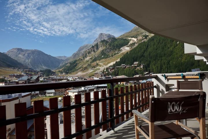 Appartement Familial, Centre Val D'isère, Vue Pano - Val-d'Isère