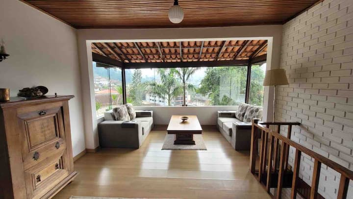 Excepcional Casa, Espaço, Infra, Loc,paz A 1 H/rio - Teresópolis
