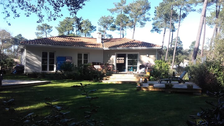 Maison Contemporaine Tout Confort, Jardin Paysagé - Labenne