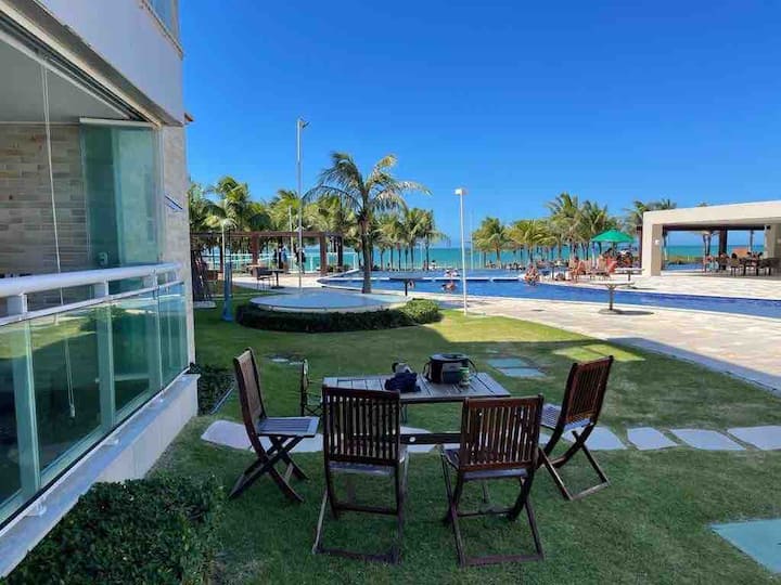 Beach Place Golf Resort, Sol Nascente, Térreo, Mar - Aquiraz