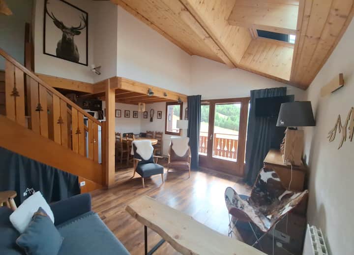 Eden Des Cimes Appartement Duplexf4 Skis Aux Pieds - La Joue du Loup