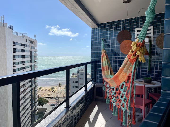 Home With Balcony & Beach View & Pool! - Boa Viagem