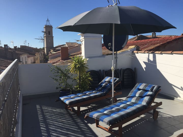 Maison Porcheron With Grand Private Roof Terrace - Marseillan