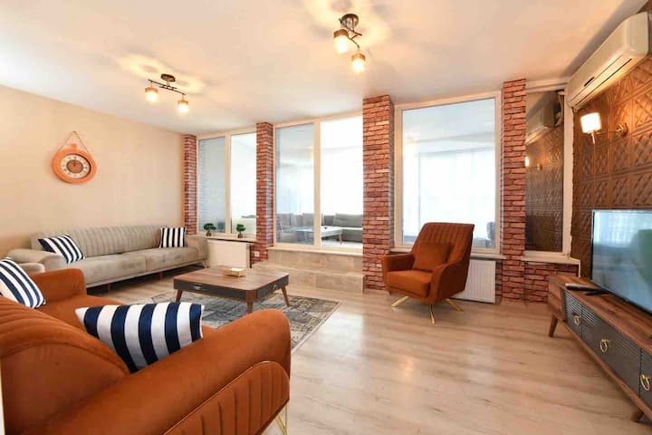 ŞIşli’de Balkonlu, Merkezi, ŞıK 3+1 Dubleks Airbnb - Şişli