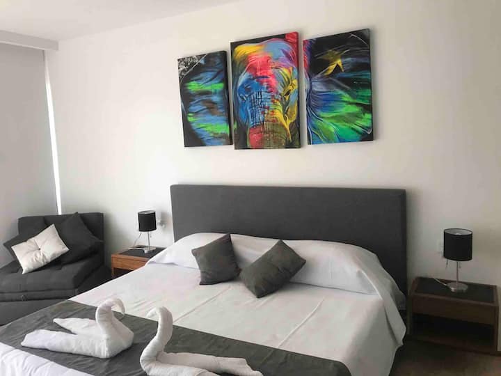 Estudio De Lujo A Mtrs Del Mar - Playa del Carmen
