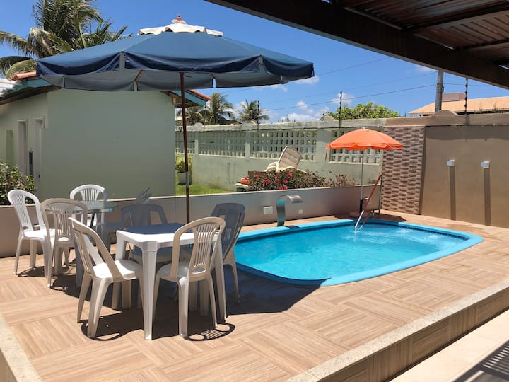 Casa Com Piscina Em Condomínio Em Frente à Praia - Aracaju