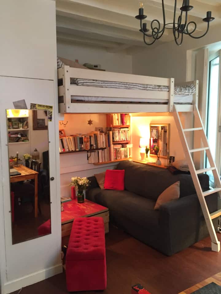 Petit Pied à Terre - Paris V - Mouffetard . - Porte de la Villette