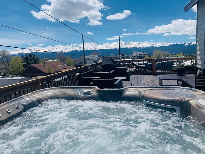 Salt Water Hot Tub, Cali King Bed, Fireplace - Leadville, CO