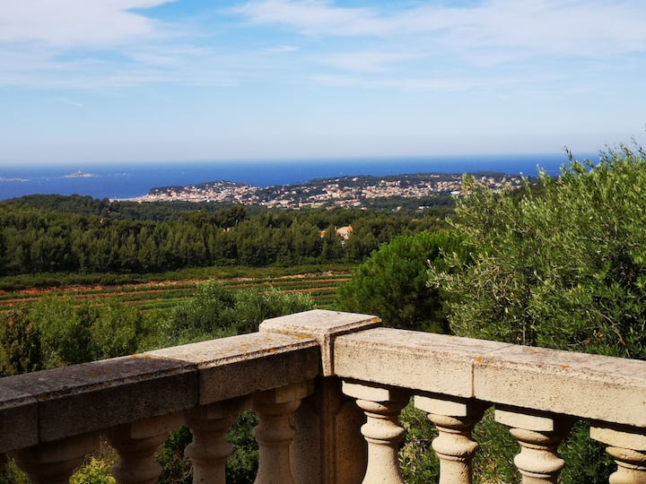 Maison Vue Mer Panoramique, Proche Sanary - Sanary-sur-Mer