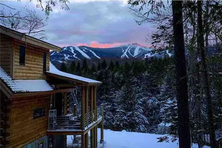 The Killington Cabin - A Real Log Home With A View - Killington, VT
