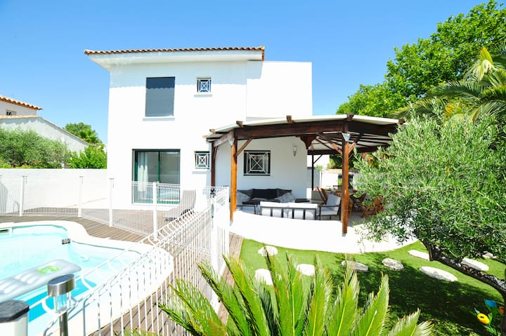 Maison Piscine à 250m Des Plages - La Grande-Motte