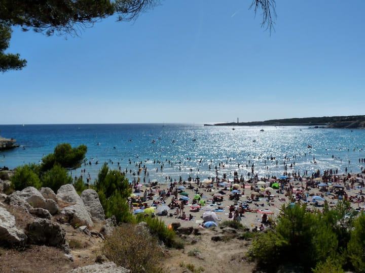 Chalet Sur La Côte Bleue 6 Personnes Avec Clim - Martigues