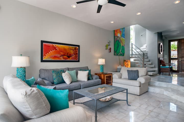 Family Getaway With Stunning Ocean Views - Puerto Morelos
