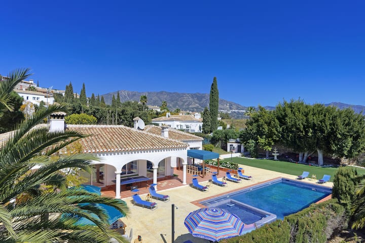 Large Villa 12+, Heated Pool, Bbq, Mijas Golf. - Mijas