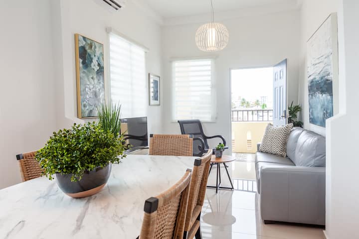 Private Terrace & Bbq, 3br Near Beach - Ac - San Juan