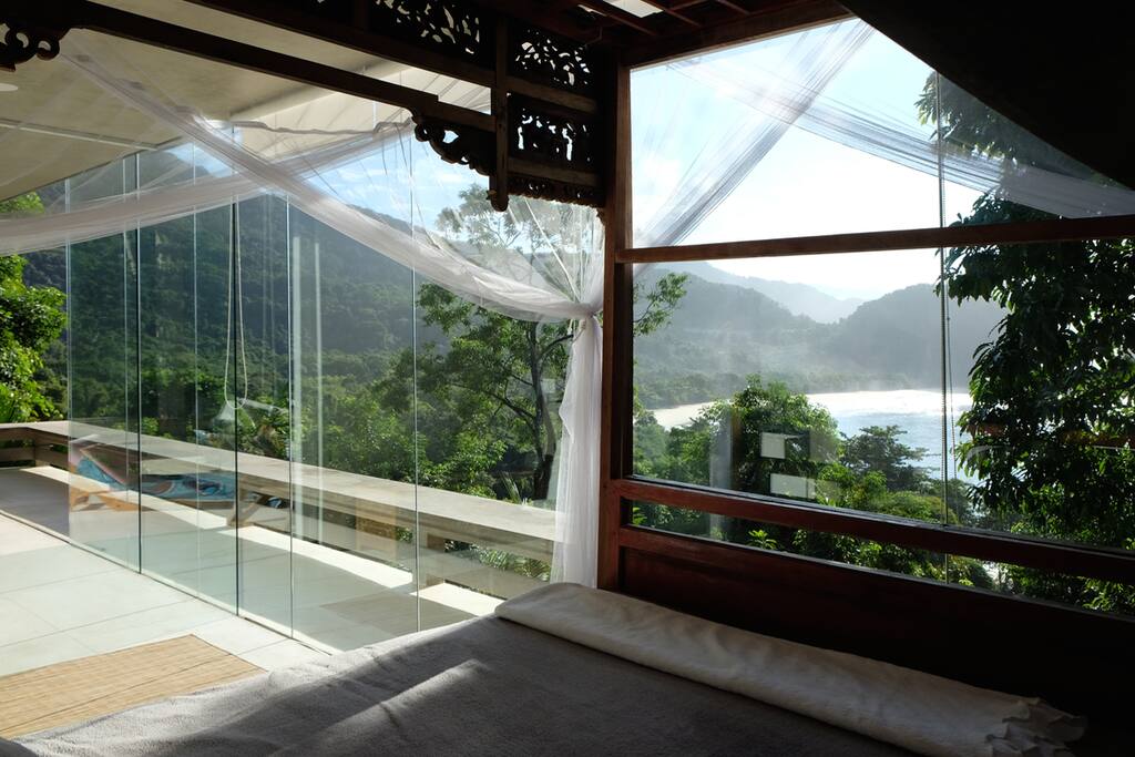 Glass house with amazing ocean view - Casas para Alugar em Ubatuba
