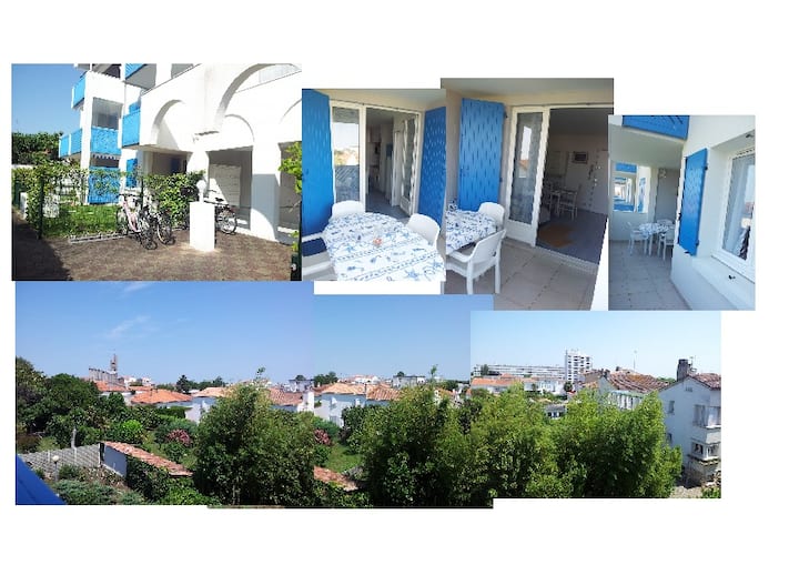 Esprit Mer T2/4 Couchages-terrasse/ocean - Royan